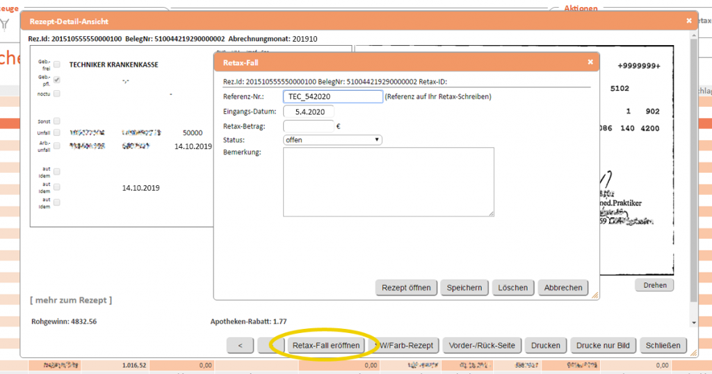 Apotheken-Rechen-Zentrum GmbH - Retax-Verwaltung